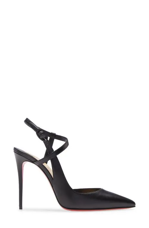 CHRISTIAN LOUBOUTIN Jenlove Ankle Strap Pumps - Bk01 Black