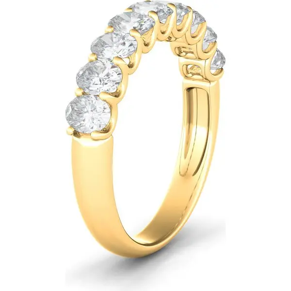 HAUTECARAT Lab Created Diamond 18k Gold Eternity Ring - Yellow Gold