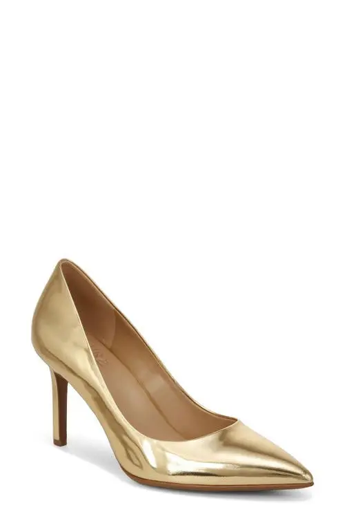 Naturalizer Anna Pointed-toe Pump - Warm Gold Leather