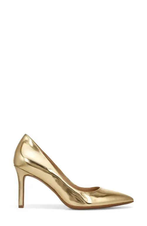 Naturalizer Anna Pointed-toe Pump - Warm Gold Leather