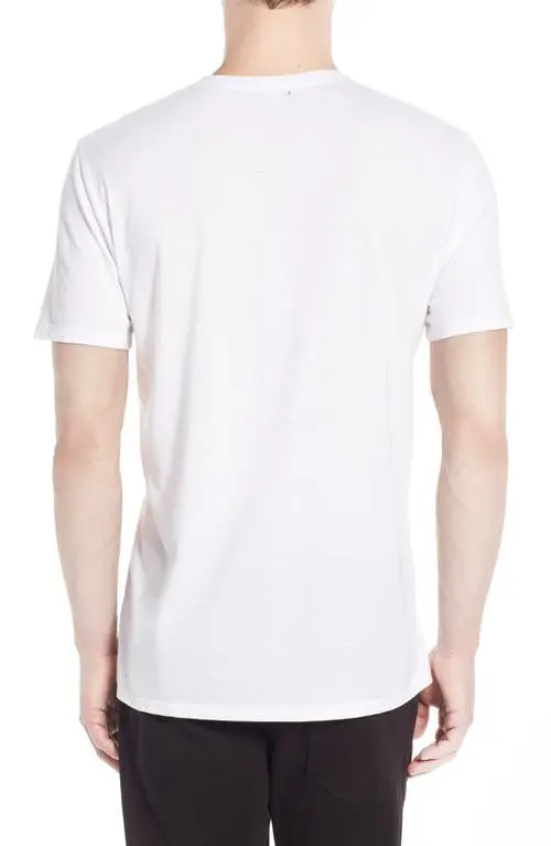Vince Pima Cotton V-neck T-shirt - Optic White