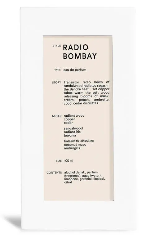 DS & DURGA Radio Bombay Eau De Parfum - No Color