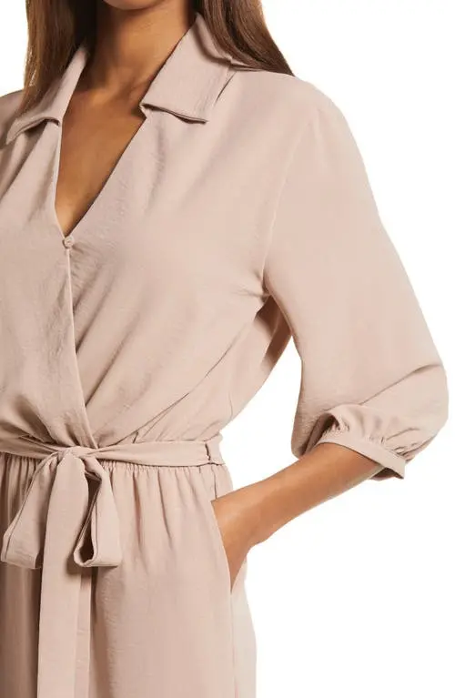 Fraiche By J Tie Waist Jumpsuit