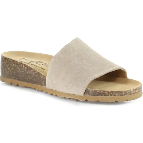 BOS. & CO. Lux Slide Sandal - Sand