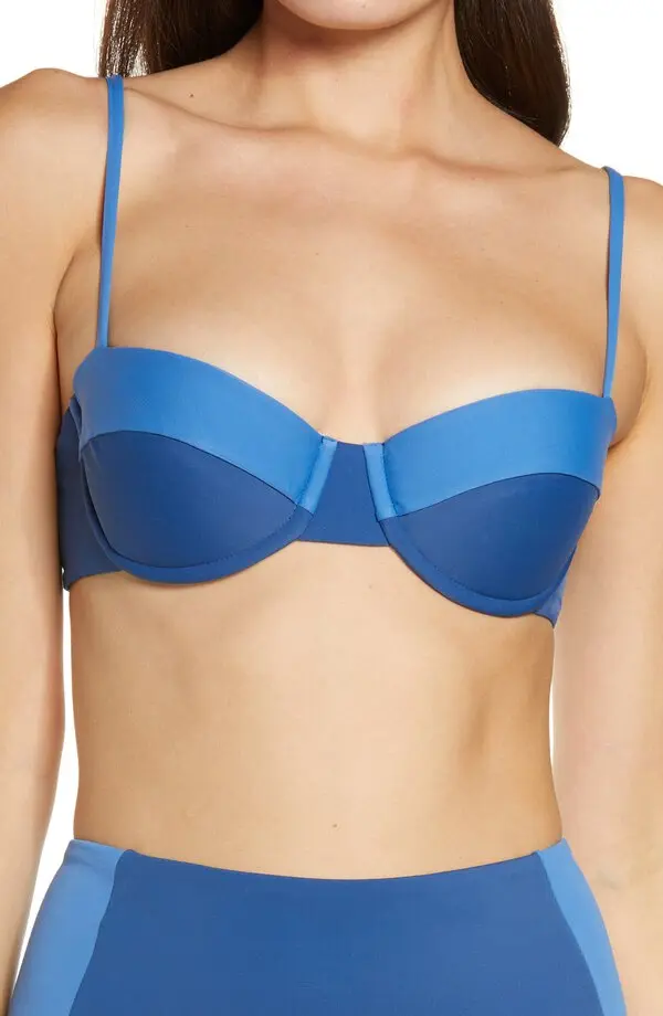 Veronica Beard Dyer Underwire Bikini Top
