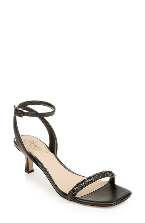 Badgley Mischka Charisma Kitten Heel Ankle Strap Sandal
