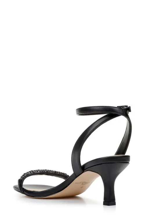 Badgley Mischka Charisma Kitten Heel Ankle Strap Sandal