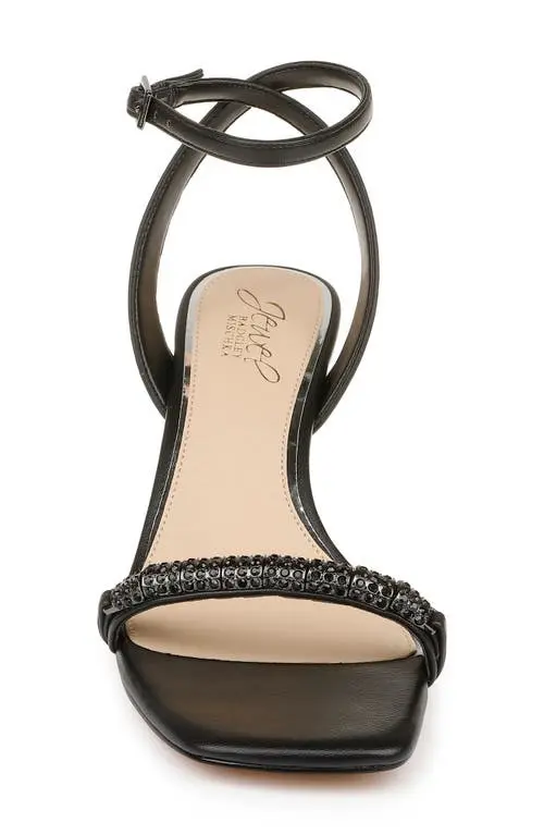 Badgley Mischka Charisma Kitten Heel Ankle Strap Sandal