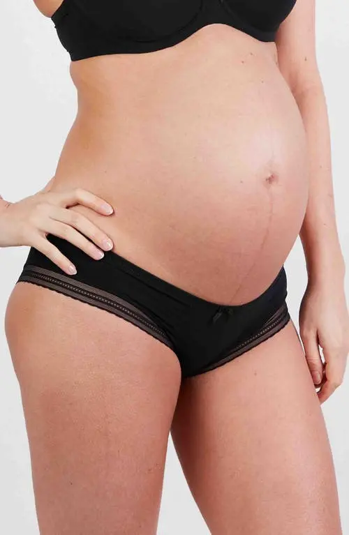CACHE COEUR Seamless Maternity Briefs - Black