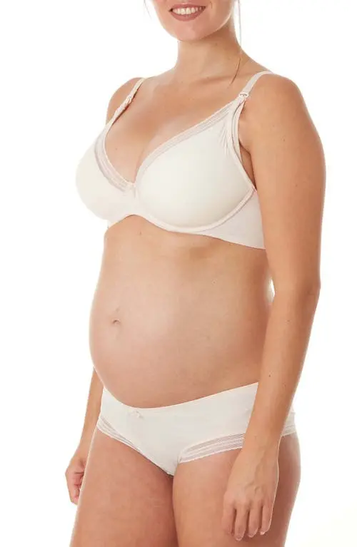 CACHE COEUR Milk Seamless Low Waist Maternity Briefs - Blush