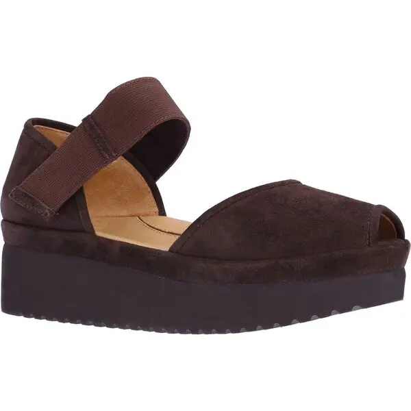 L'AMOUR DES PIEDS Amadour Platform Sandal - Chocolate