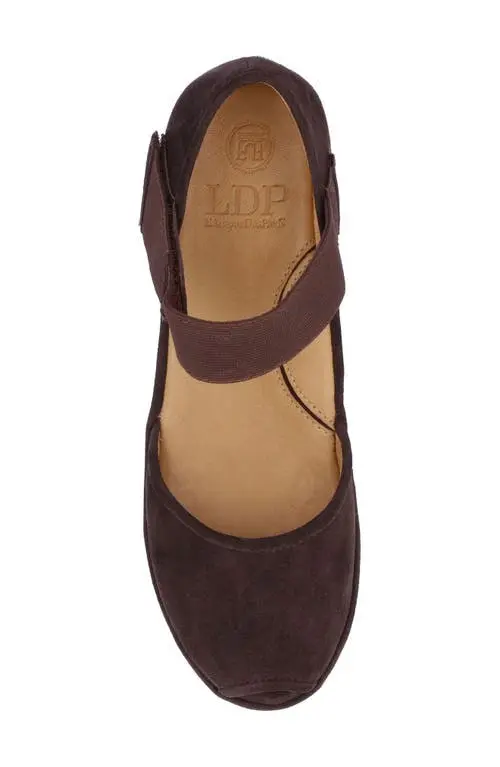 L'AMOUR DES PIEDS Amadour Platform Sandal - Chocolate