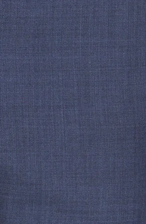Zanella Parker Flat Front Sharkskin Wool Trousers