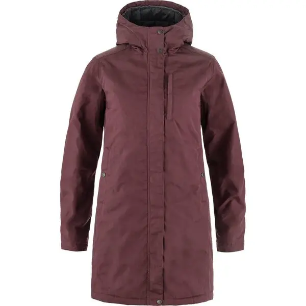 Fjallraven Kiruna Water Resistant Parka - Port