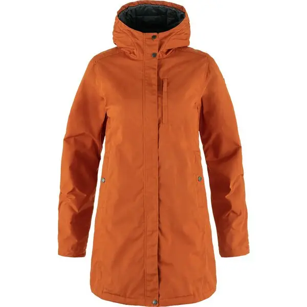 Fjallraven Kiruna Water Resistant Parka - Terracotta Brown