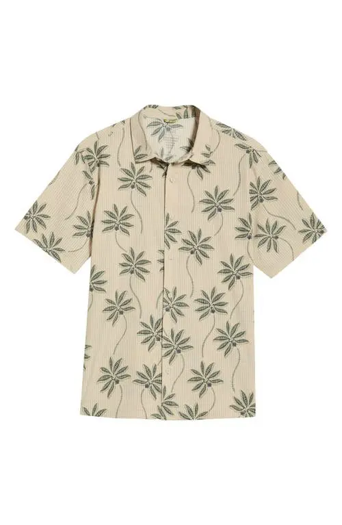 ROARK Bless Up Short Sleeve Button-up Shirt - Fossil Print