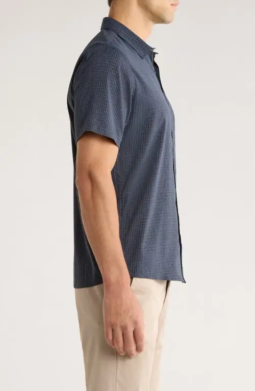 ROARK Bless Up Short Sleeve Button-up Shirt - Navy 2