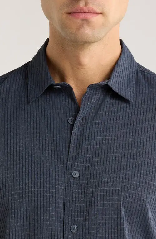 ROARK Bless Up Short Sleeve Button-up Shirt - Navy 2