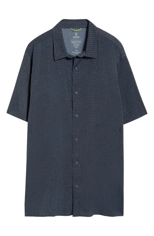ROARK Bless Up Short Sleeve Button-up Shirt - Navy 2