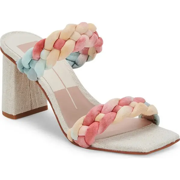 Dolce Vita Paily Braided Sandals - Coral Multi Stella