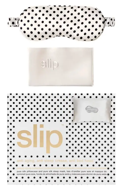 Slip Pure Silk Pillowcase And Sleep Mask Set