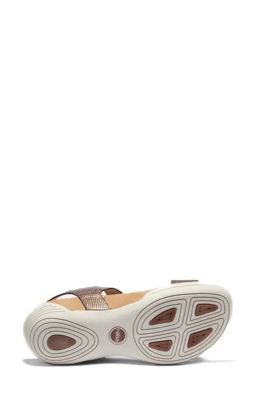HALSA FOOTWEAR Dominica Sandal - Bronze Leather