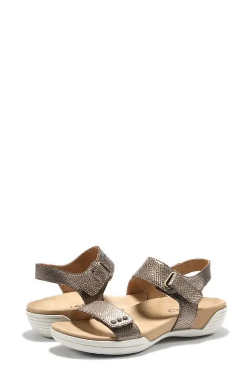 HALSA FOOTWEAR Dominica Sandal - Bronze Leather