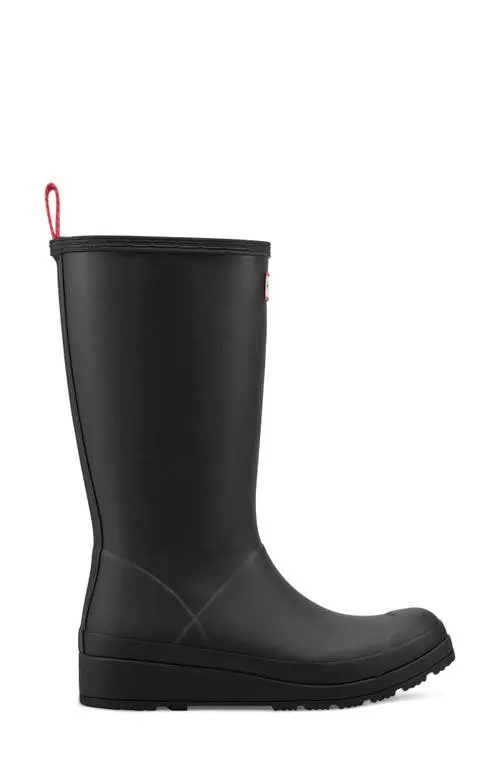 Hunter Original Play Tall Waterproof Rain Boots - Black