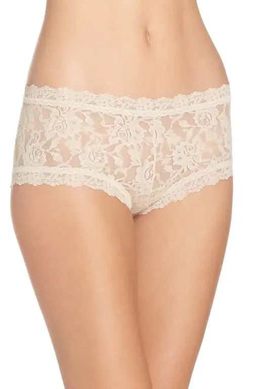 Hanky Panky Signature Lace Boyshorts - Chai