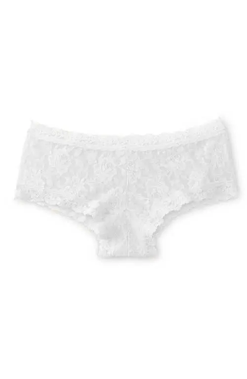 Hanky Panky Signature Lace Boyshorts - White