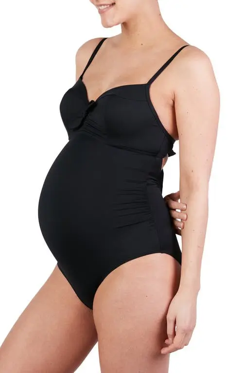 CACHE COEUR Monaco One-piece Maternity Swimsuit - Black