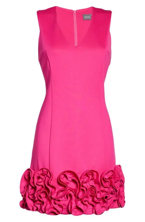 Julia Jordan Donna Ricco Cupcake Hem Scuba Sheath Dress