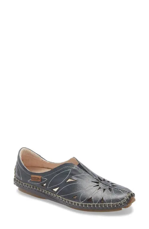 Pikolinos Jerez Skimmer Flat - Ocean Leather