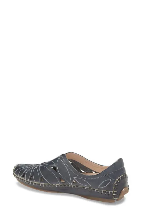 Pikolinos Jerez Skimmer Flat - Ocean Leather