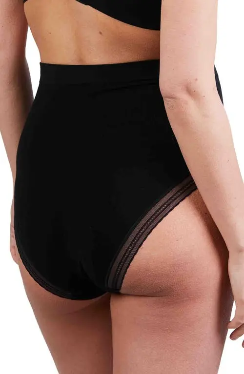 CACHE COEUR Milk Seamless High Waist Maternity Briefs - Black