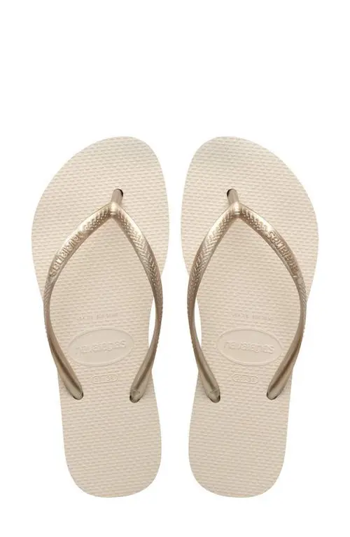 Havaianas Slim Flatform Flip Flop - Beige