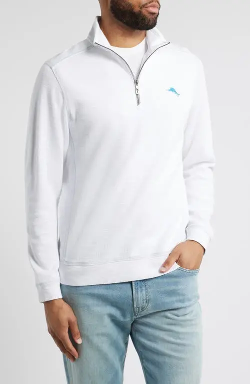 Tommy Bahama Tobago Bay Half-zip Pullover - White