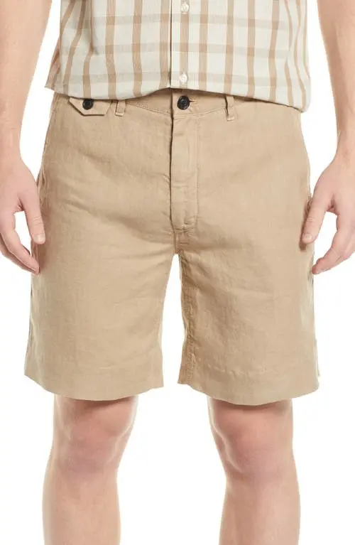 Billy Reid Moore Linen Shorts