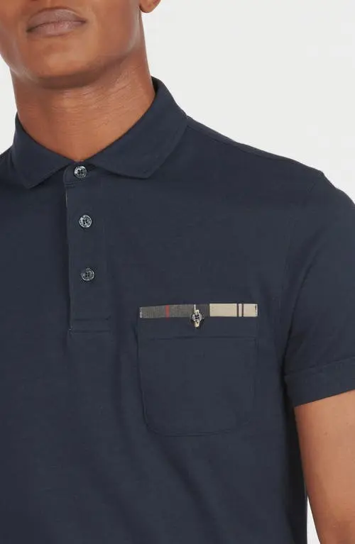 Barbour Corpatch Polo Shirt - Navy