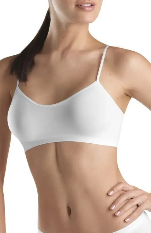 Hanro Touch Feeling Spaghetti Crop Top - White