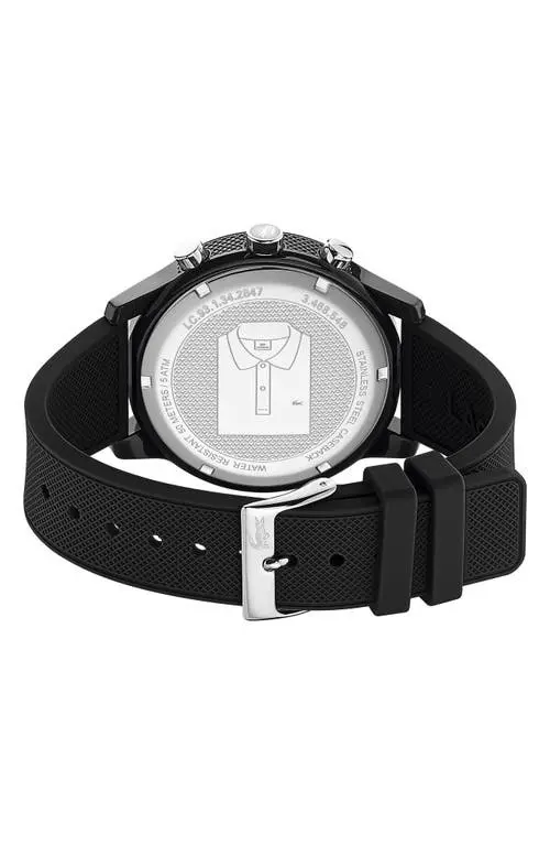 Lacoste 12.12 Chronograph Silicone Band Watch