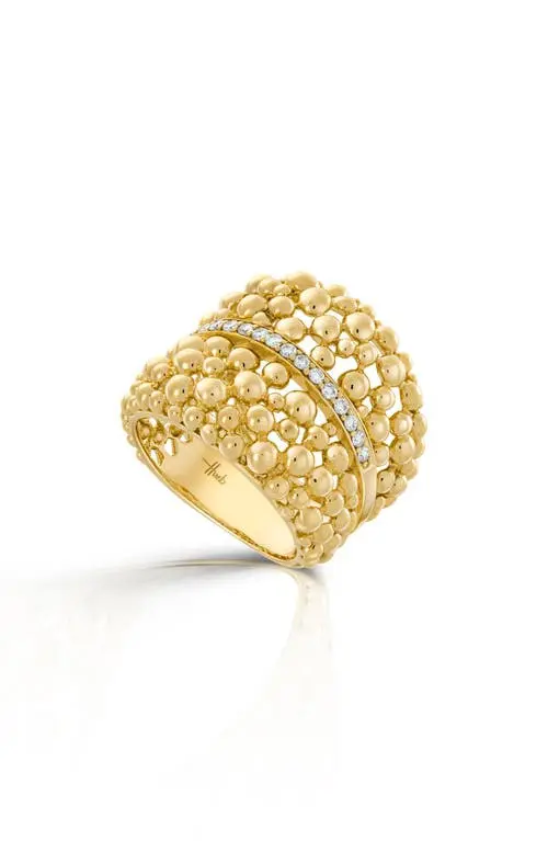 Hueb Bubbles 18k Gold And Ring - Diamond