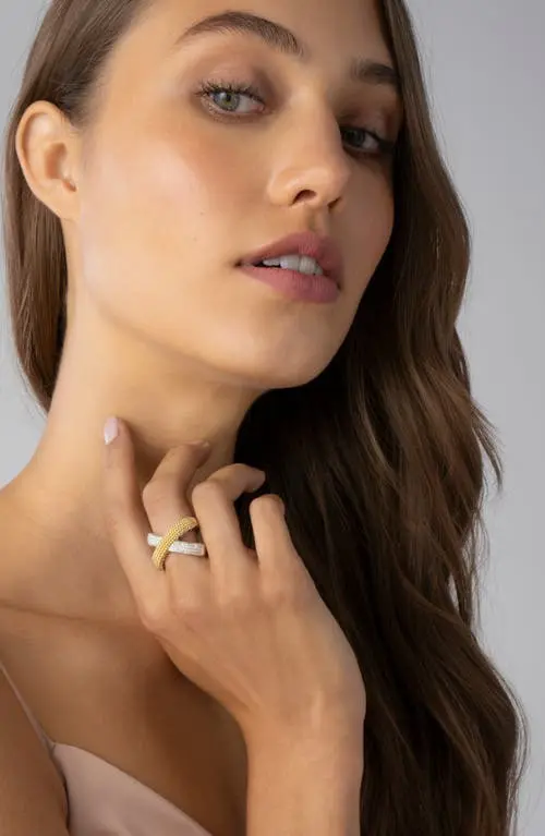 Lagos Caviar Lux Diamond Band Ring - Silver