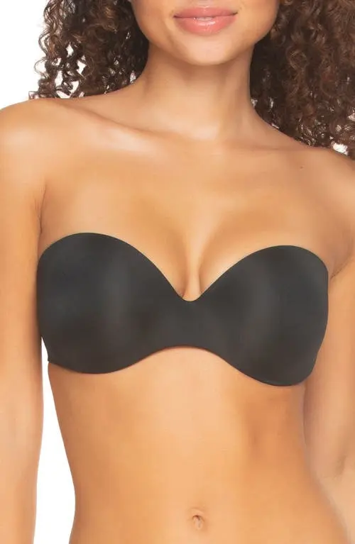Felina Body Luxe Convertible Strapless Underwire Contour Bra - Black