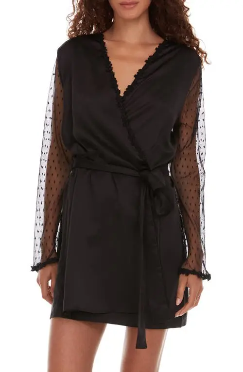 Flora Nikrooz Showstopper Robe - Black