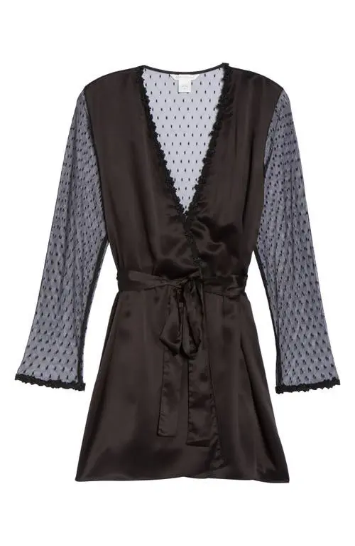 Flora Nikrooz Showstopper Robe - Black
