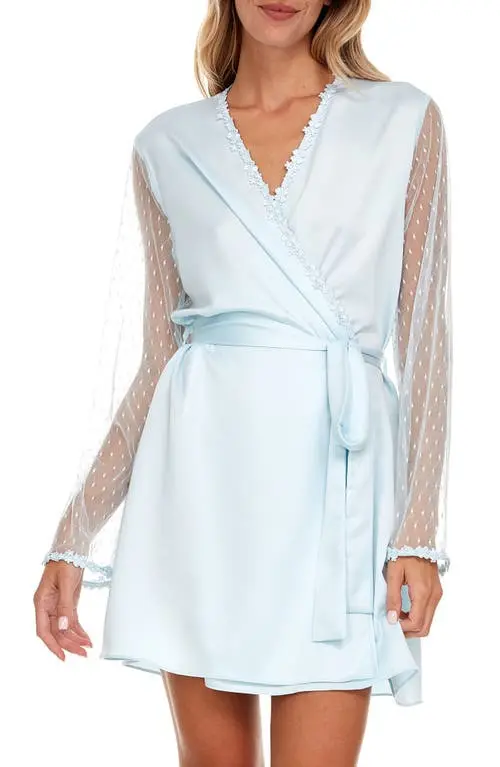 Flora Nikrooz Showstopper Robe - Ice Blue