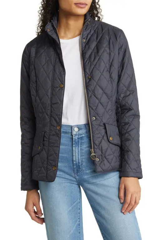 Barbour Flyweight Quilted Jacket - Navy