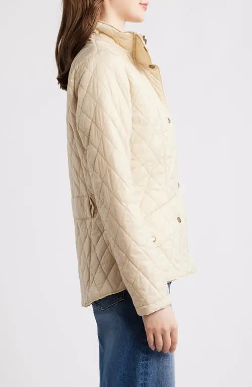 Barbour Flyweight Quilted Jacket - Pearl/stone