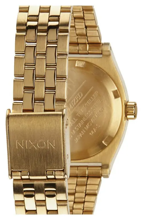 Nixon The Small Time Teller' Bracelet Watch